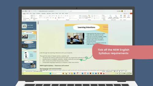 NSW Unit – Fact or Fake? (Stage 3, Unit 13, Component B, Wks 1-5)