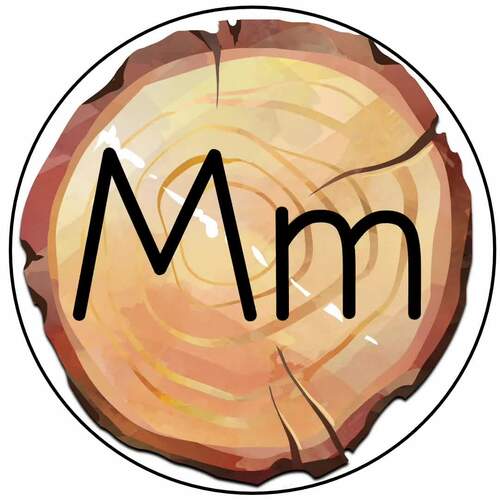 Nature Wood Slices Alphabet by Learning with Ms J | TPT