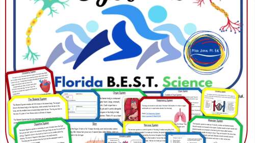 Human Body Systems 5th Grade Florida Science by Mrs Lena | TPT