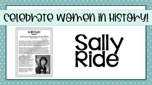 Women's History Month | Reading Comprehension | Research Activity ...