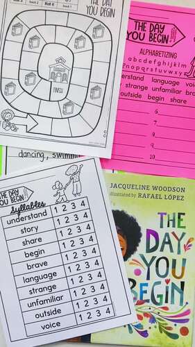 The Day you Begin Activities Read Aloud Book Activities & Reading ...