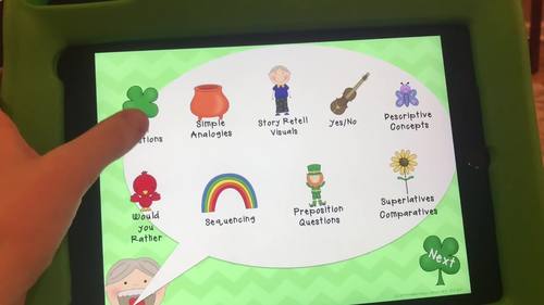There was an Old Lady who swallowed a clover: Interactive iPad Speech ...