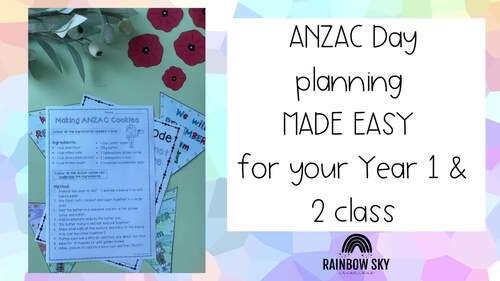 ANZAC Day Activities - Year 1 and Year 2 - Digital and Paper | TPT