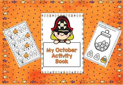 October | Early Finishers Activity Book | Kindergarten | 1st | TPT