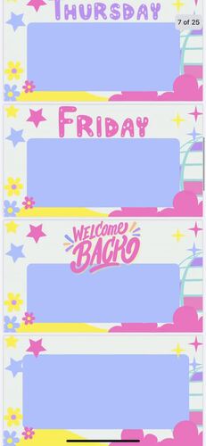 Retro Disco Themed Slides for Daily Agenda and Morning Routine with ...