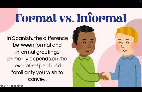 Greetings, farewells and introducing yourself -SPANISH EDITABLE PPT ...