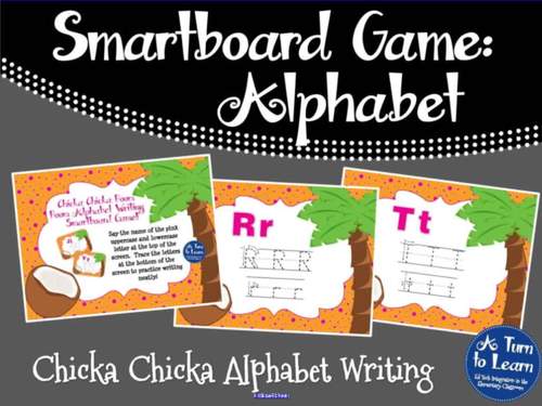 Chicka Chicka Boom Boom ABC Writing Game (Smartboard/Promethean Board)