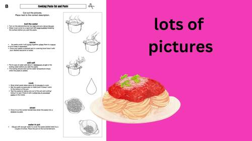 Pasta No Prep Culinary Arts Bundle - FCS - Prostart / Lessons ...