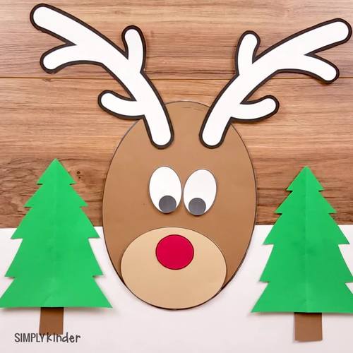 Reindeer Craft Book with Math, Literacy, Writing Activities for ...