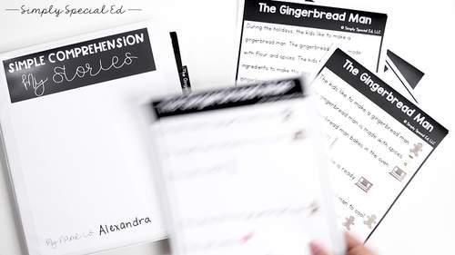 December Comprehension Activities | Lesson Plans | Special Education ...