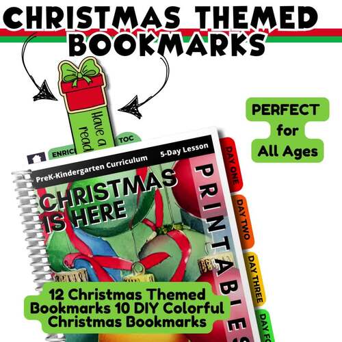 Christmas Holiday Themed Bookmarks to Inspire Reading Fun! by RFTS ...