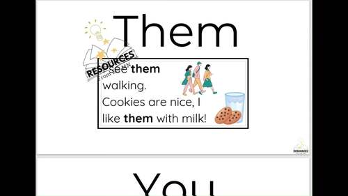 Open Court Sight Word & Sentences Slideshow/Flashcards- Unit 5 (1st gr)