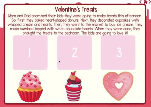 Valentine's Sequencing Stories Story Comprehension and Retell Boom ...