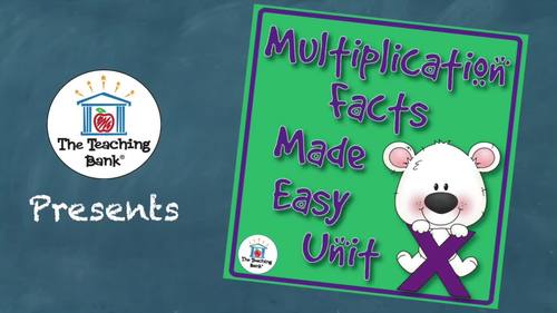 Multiplication Basic Facts Mastery Unit by The Teaching Bank | TpT