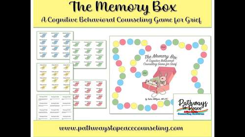 The Memory Box: A CBT Counseling Game for Grief | TPT