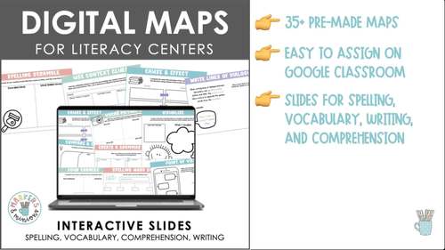 Digital Maps and Graphic Organizers (Google Slides) | TPT