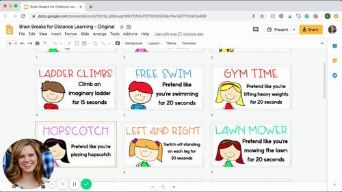 Google Slides Brain Breaks for Back To School Fun! by Chamberlin ...