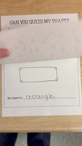 MATH WRITING ACTIVITY! Can you guess my shape? by Third Grade Math Thinkers