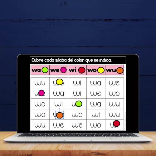 Letra W en español Digital Seesaw Google Slides Letter W in Spanish ...