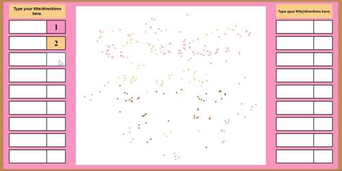 Mystery Digital EDITABLE LOW PREP - Donut Give Up PIXEL ART Reveal Template