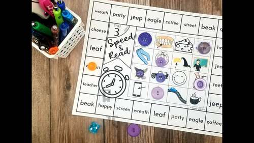 2nd Grade Phonics Speed & Read Game Boards | Phonics Activity | EL ...