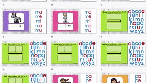Sílabas abiertas con M y P Google Slides™ Dictado incluido | TpT
