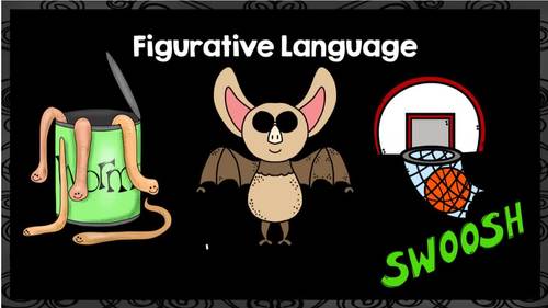 Figurative Language Digital + Printable Video Lessons & Organizers