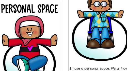 Personal Space Social Story by Crafty Vee's | TPT