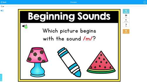Beginning Sounds in Words Boom Cards™ by Teaching With Love and Laughter