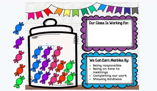 Digital Candy and Marble Jar Class Reward System: Distance Learning ...