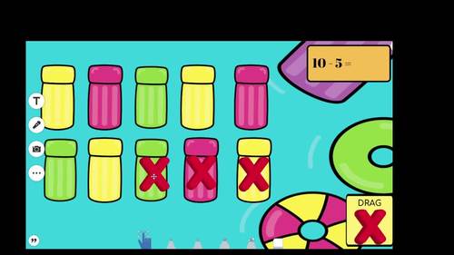 Subtract from 10 Interactive Seesaw & Google Classroom Activity | TPT