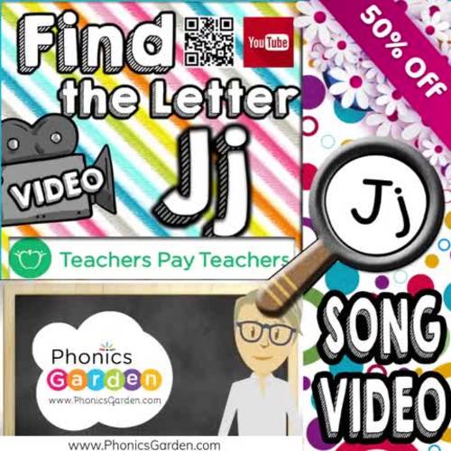 Jj | Find the Letter | Edutainment MP4 Video | Downloadable by Phonics ...
