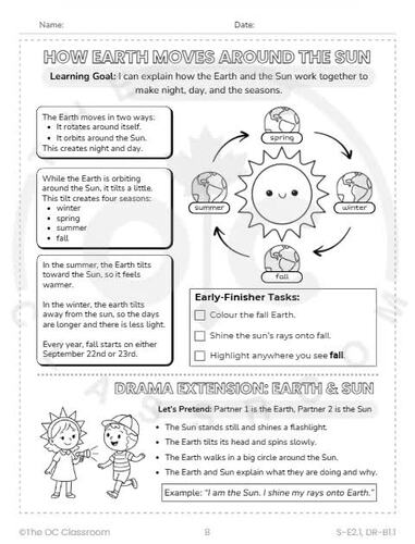 Grade 1 Science | Fall Changes – New 2022 Ontario Curriculum (E1.2, E2 ...