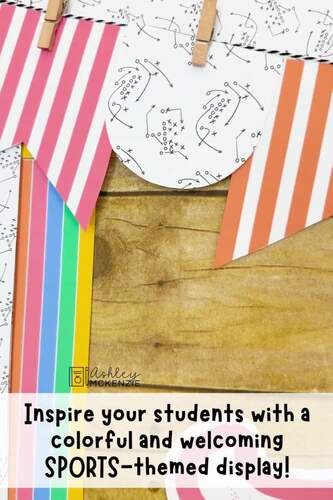 Varsity Vibes Sports Bulletin Board Back to School Sports Theme ...