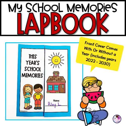 End of Year Memory Lapbook - School Memories by The Chocolate Teacher