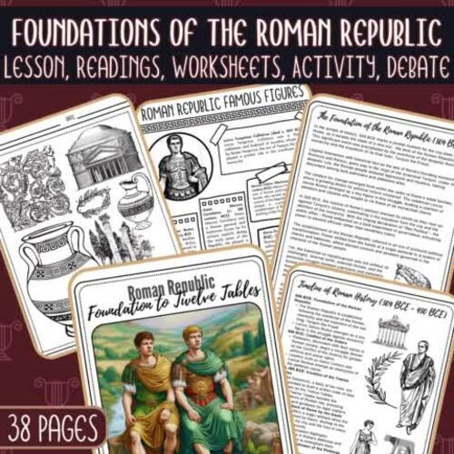 Foundations of the Roman Republic: lesson, readings, worksheets, and ...