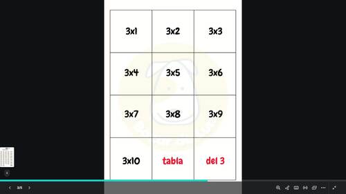 Tabla del 3 en PDF Pintar y Puzzle de Multiplicación con bailarina ...