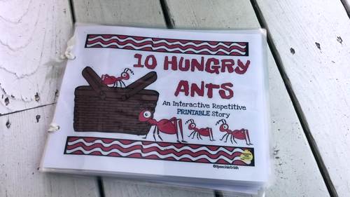 10 Hungry Ants Interactive Repetitive Printable Story by Speechie Trish
