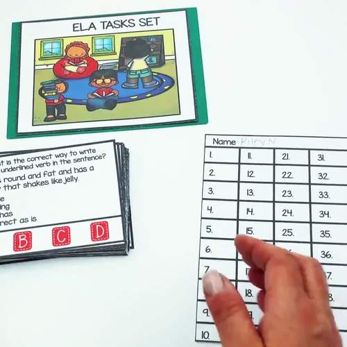 4th Grade Language Arts Grammar and Reading Digital and Printable ELA ...