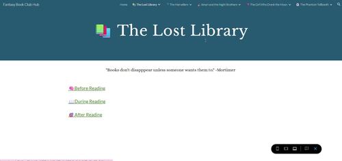 Fantasy Novel Study Bundle | 4th/5th Book Clubs- with BONUS WEBSITE!