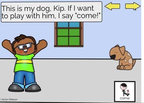 Digital Core Word Interactive Books: COME | Boom Cards™ | TPT