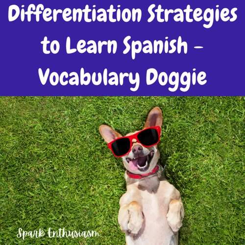 Differentiation Strategies to Learn Spanish / Vocabulary Doggie | TPT