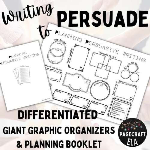 Opinion Writing | A3 One Pager | Graphic Organizer | Planning ...