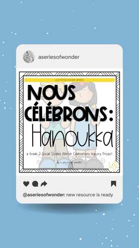 French Winter Bundle: Hanukkah French Informational Text by A Series of ...