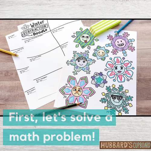 Winter Math - Up to 3-Digit Subtraction With & W/out Regrouping ...