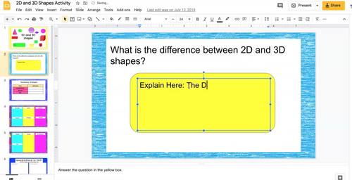 Classifying 2D and 3D Shapes Google Ready! TEKS 3.6A 3.6B by Math Chick