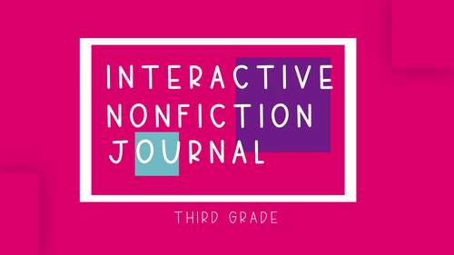 Nonfiction Interactive Reading Notebook - 3rd Grade by MagiCore | TpT