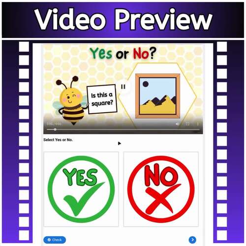 Yes or No: Identify the Shape Digital Resources by Schooler's Mate