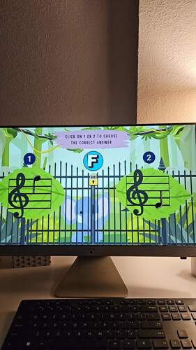 Zoo Beats Treble Clef Interactive Elementary Music Activity Game