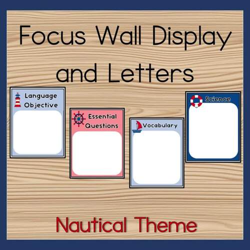 FOCUS WALL DISPLAY BACK TO SCHOOL EDITABLE by Ana's Teaching Corner